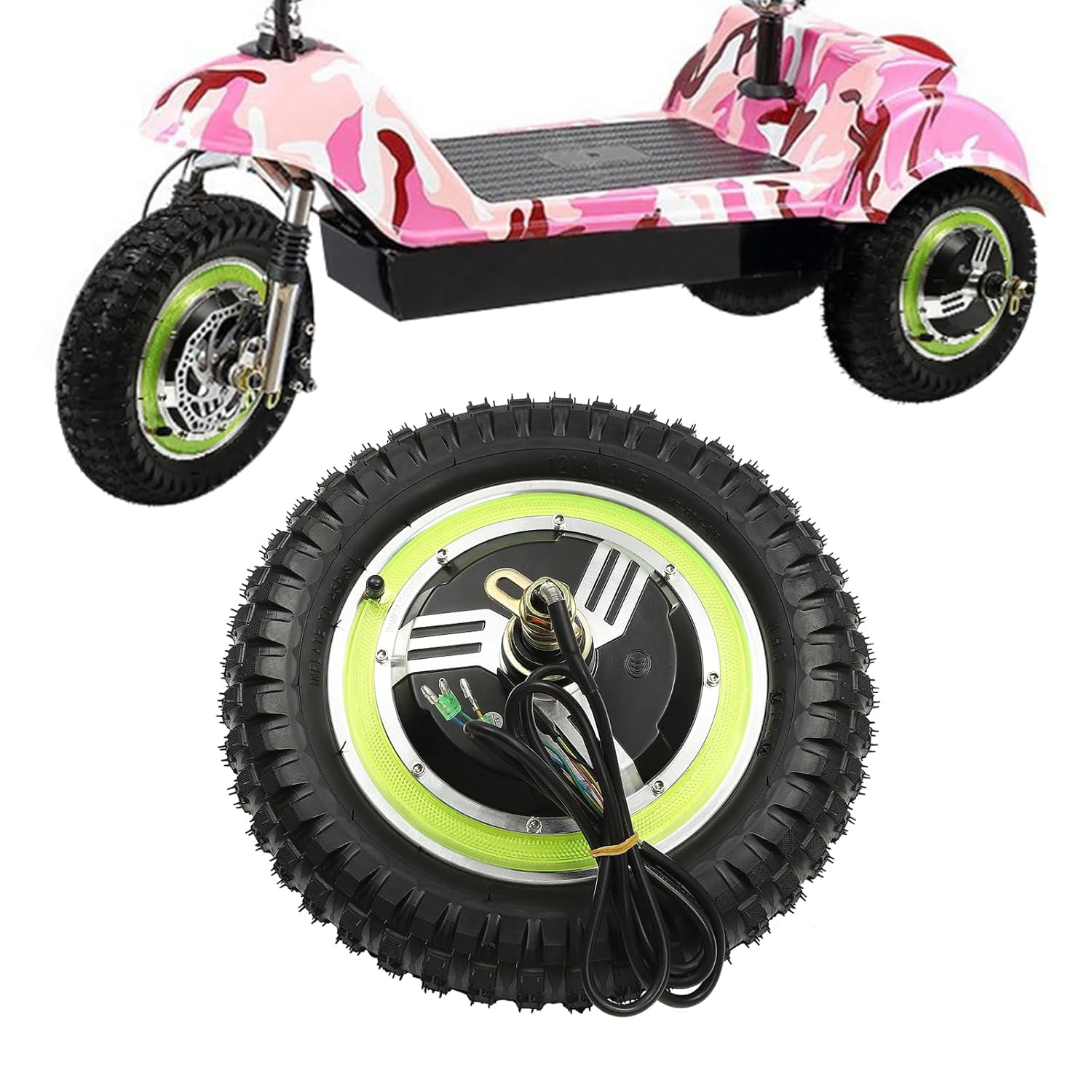 350W Electric Brushless Gearless Motor Kit,24V Motor Electronic Brake ...