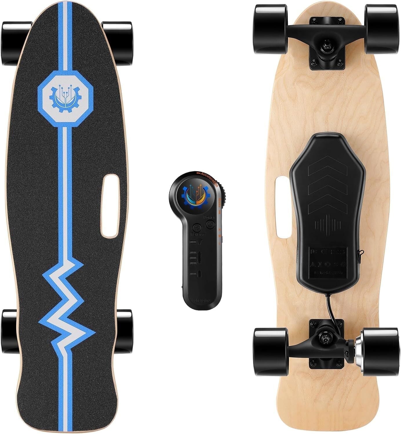 COBIZI 350W Electric Skateboards with Remote, 12.4 mph Top Speed & 8 ...