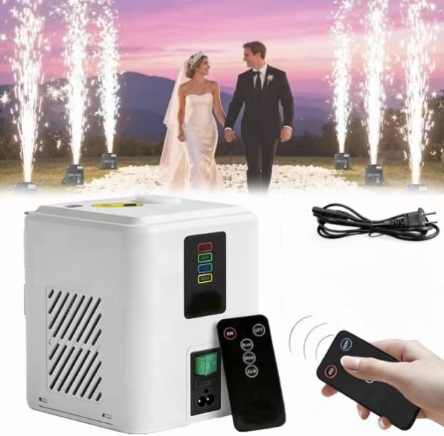 350W Mini Cold Spark Machine for Wedding - Vertical Fountain Sparkler ...