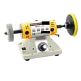 350W Stone Polishing Machine DIY Woodworking Jade Jewelry Bench Lathe ...