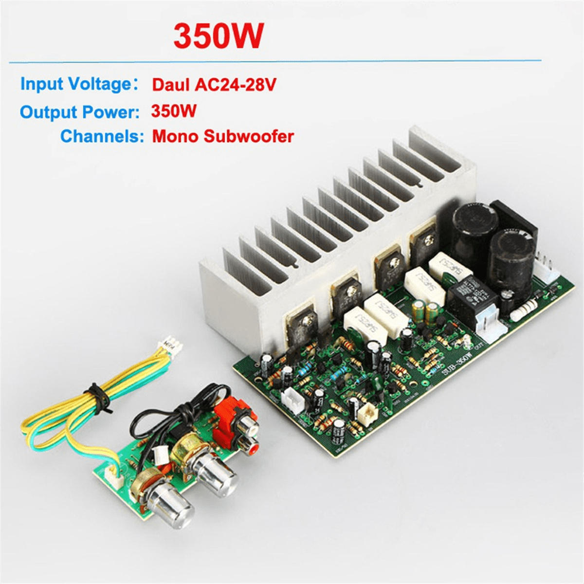 350W Subwoofer Amplifier Board Mono High Power Subwoofer Amplifier ...