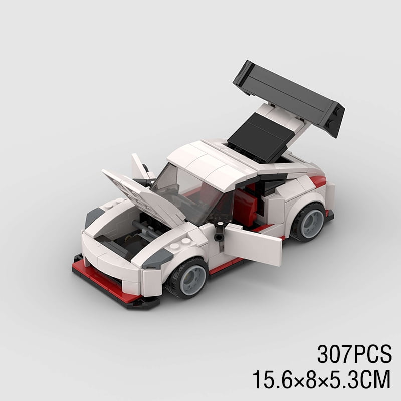 350Z MOC Car Speed Champions Super Race F1 Vehicle Technical Building ...