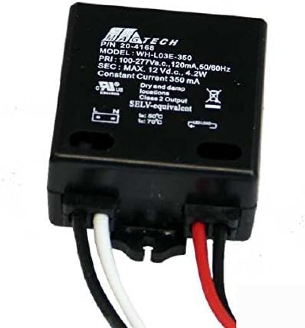 350mA Constant Current LED Driver – 3 Watt, Input 100-277V AC, Output 4-12V DC | UL Certified ...