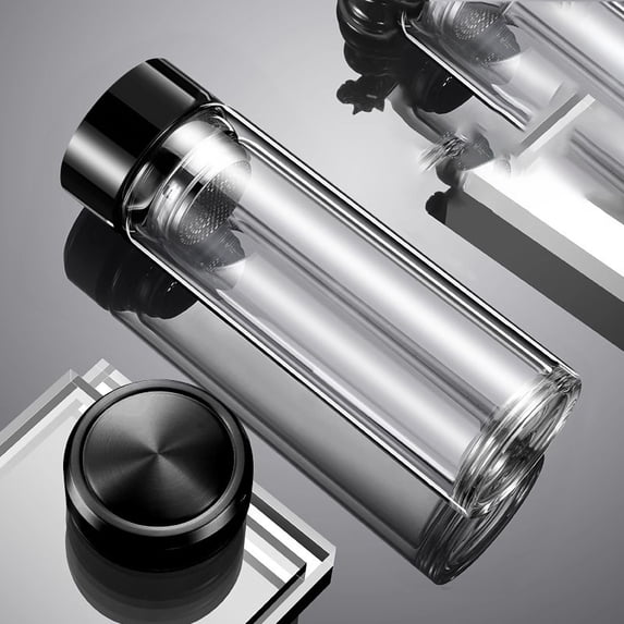 350ml/450ml Double High Temperature Borosilicate Glass Teapot, DIY ...