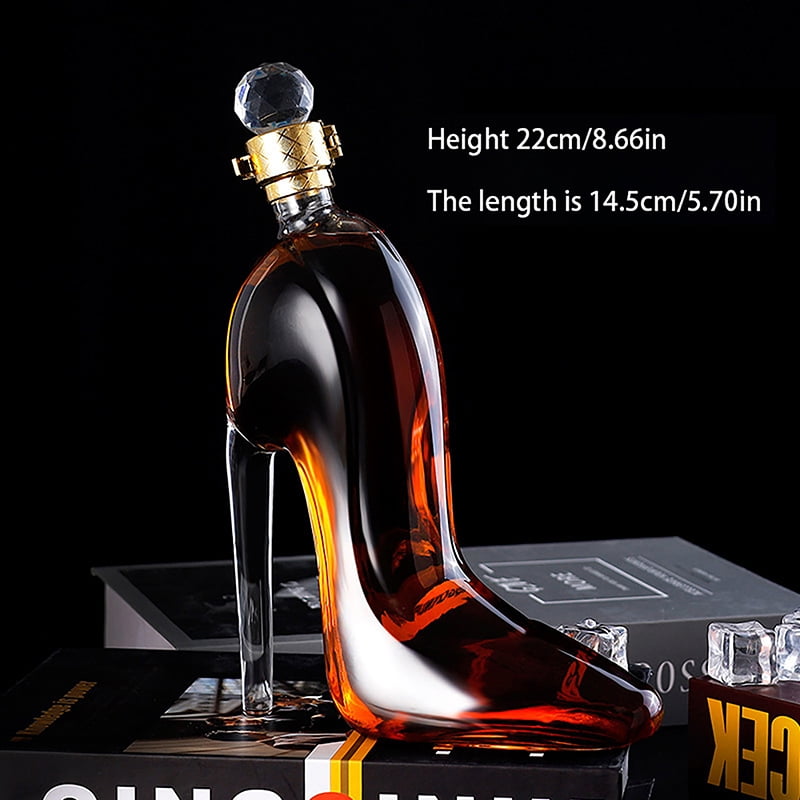 350ml And 700ml High-heeled Shoe Models Red Wine Decanter Empty Bottle ...