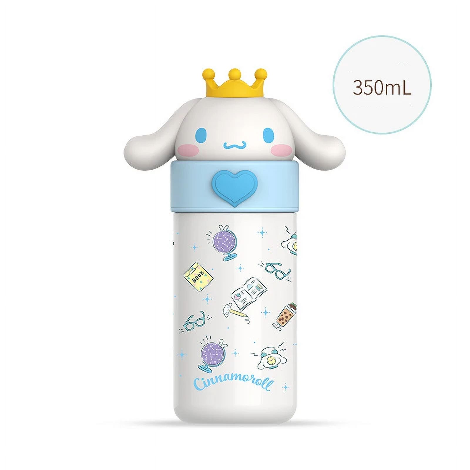 350ml Sanrio Hello Kitty Stainless Steel 316 Thermos Kawaii Kuromi Cinnamoroll Melody Kids ...