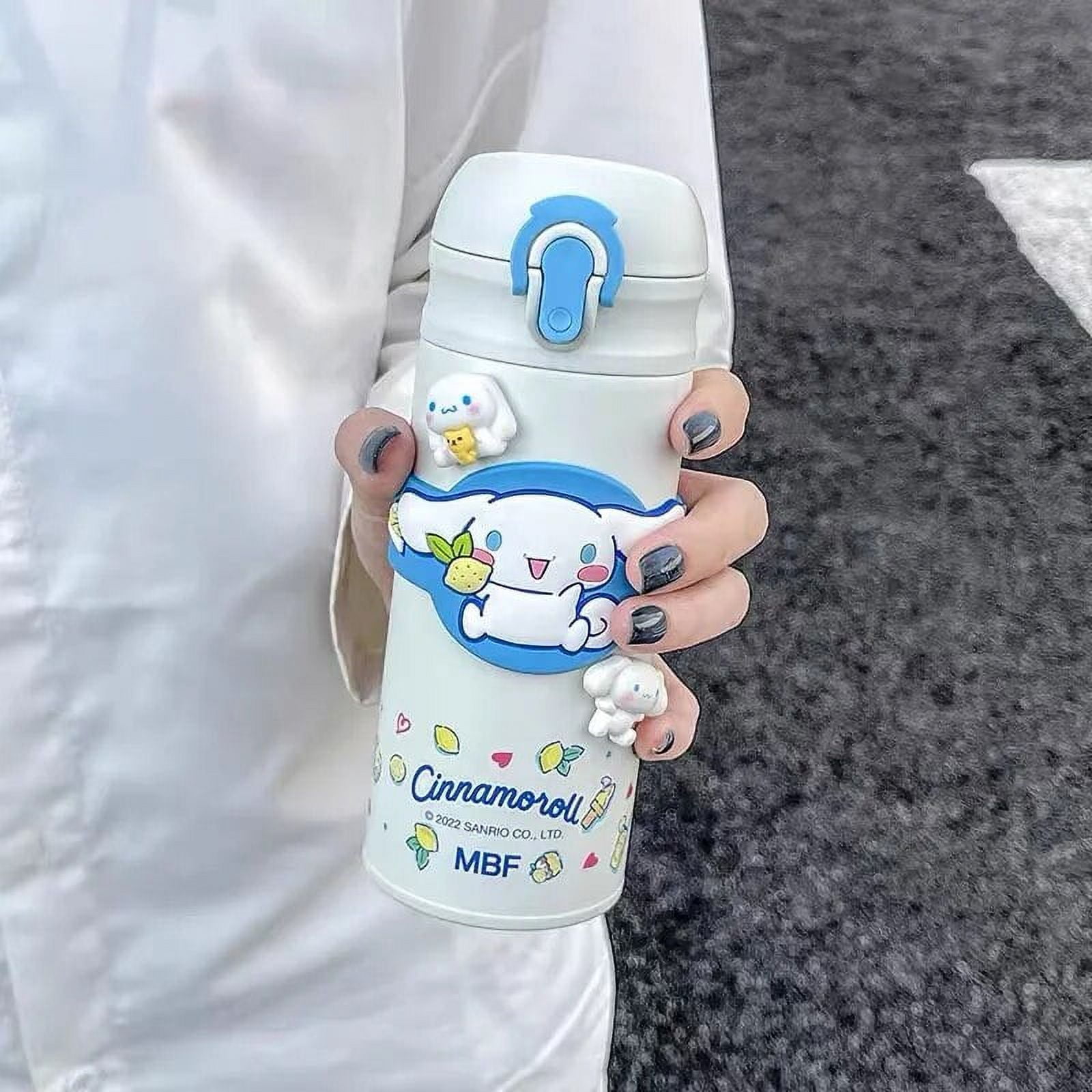 350ml Sanrio Hello Kitty Stainless Steel 316 Thermos Kawaii Kuromi Cinnamoroll Melody Kids ...