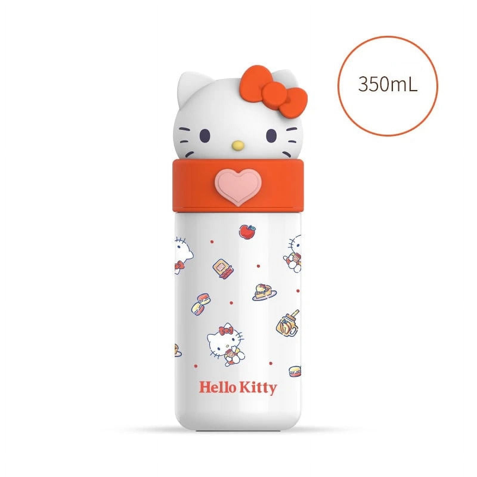 350ml Sanrio Hello Kitty Stainless Steel 316 Thermos Kawaii Kuromi Cinnamoroll Melody Kids ...