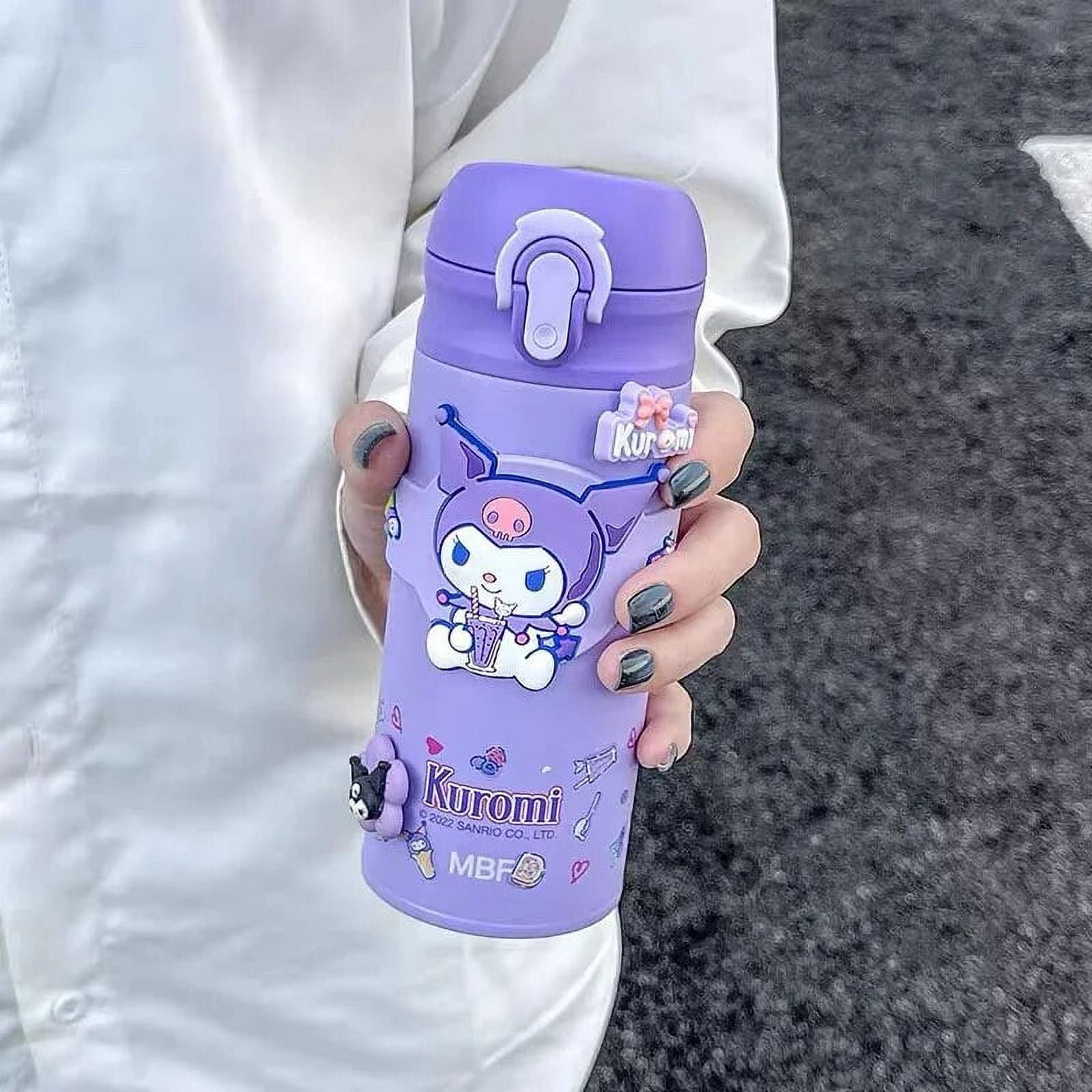 350ml Sanrio Hello Kitty Stainless Steel 316 Thermos Kawaii Kuromi Cinnamoroll Melody Kids ...