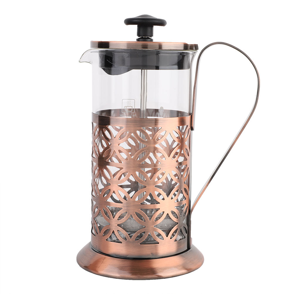 350ml Stainless Steel Pressed Coffee Pot Filter Hand Pressure Tea ...