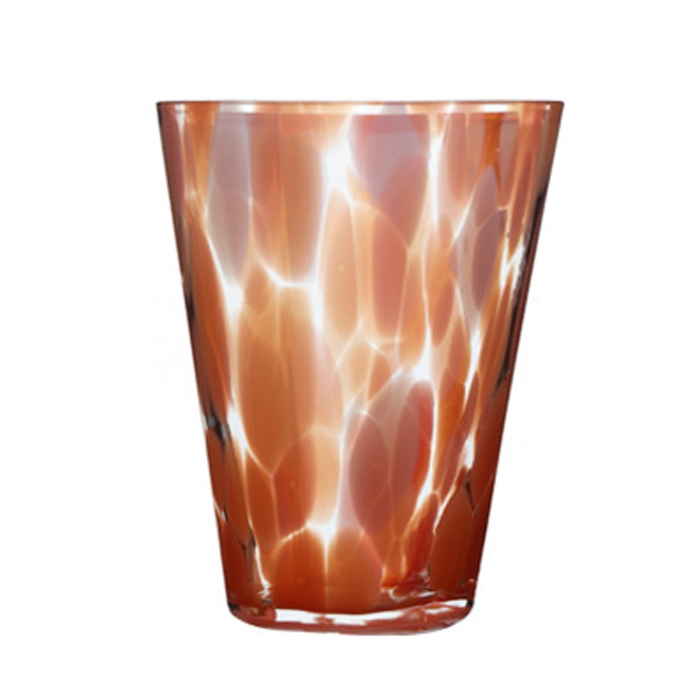 350ml polka dot glass water cup, colored glass cup, milk coffee cup ...