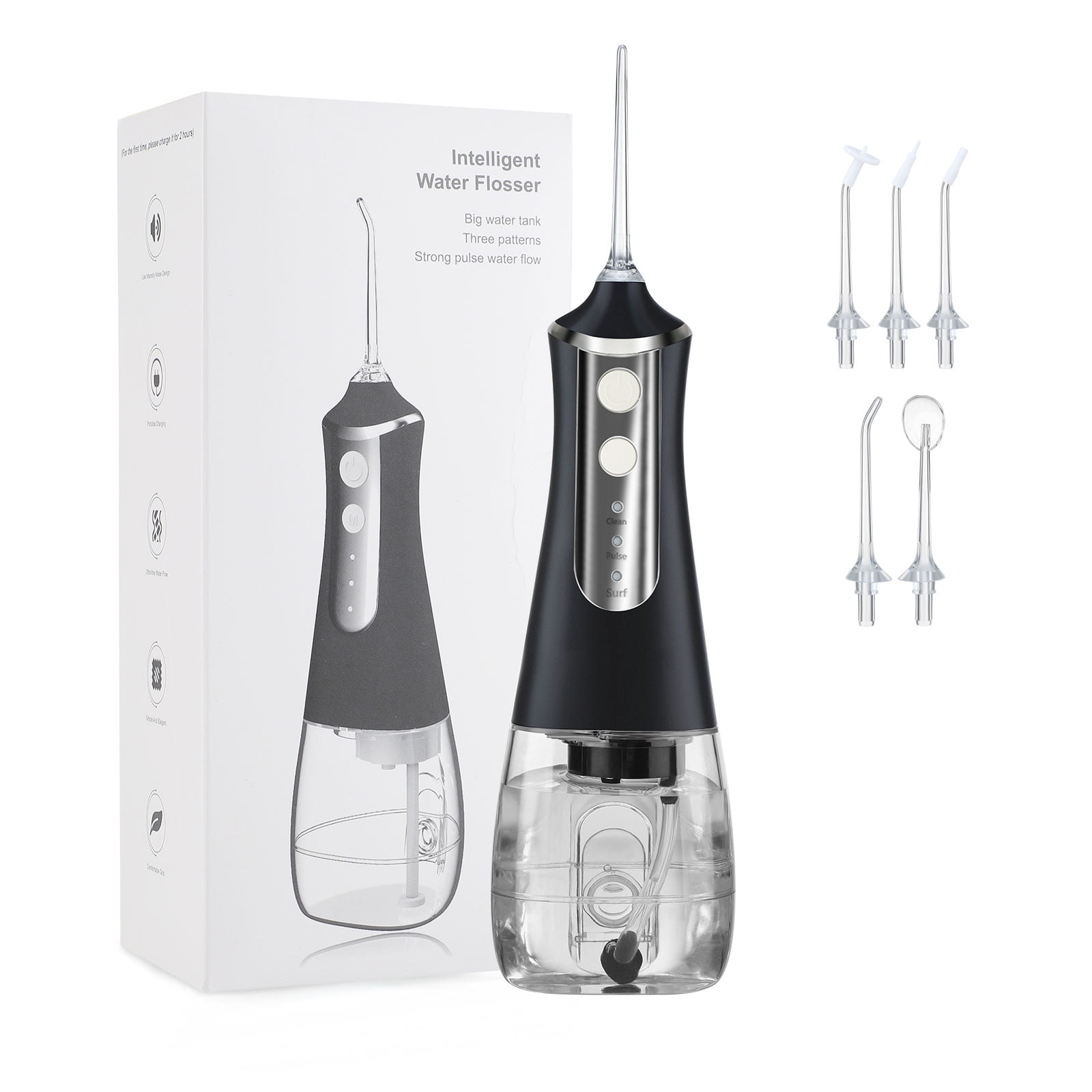 350ml portable water flosser oral irrigator dental waterpulse teeth ...