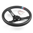 350mm 14inch Deep Dish 6 Bolt Universal Racing Steering Wheel ...
