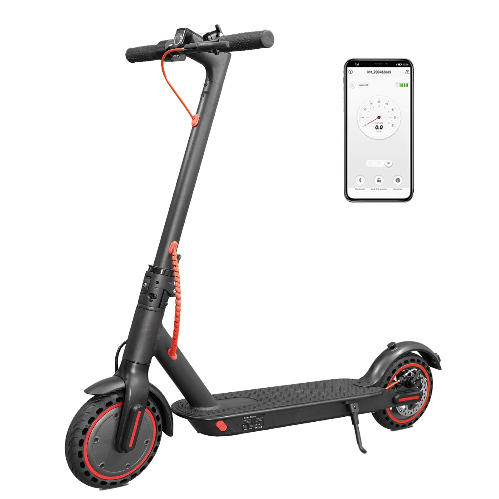 350w36V adult folding electric scooter, 15.6MPH long endurance 8-inch ...