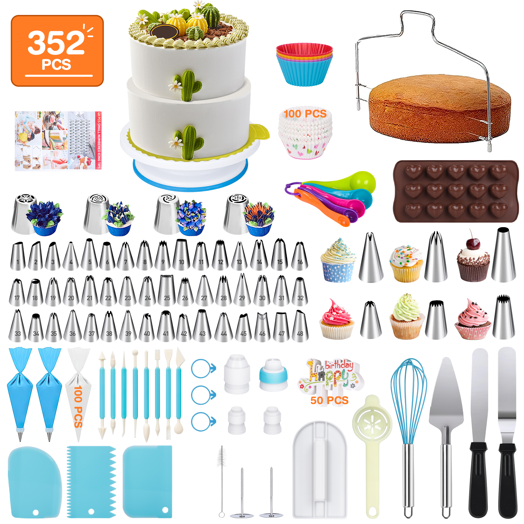 Wilton Open Star Cake Decorating Tip 18 - Walmart.com