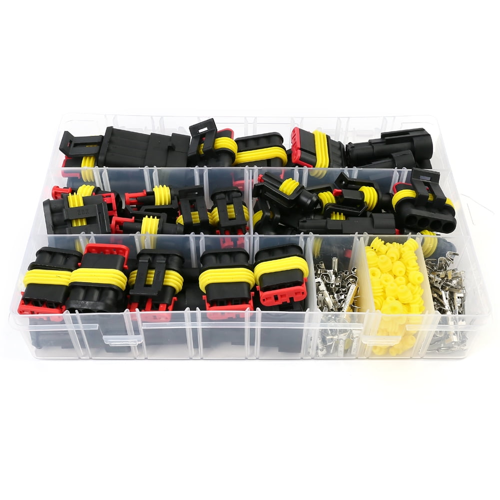 352Pcs Car Electrical Wire Connector Terminals Plug Kit 1/2/3/4 Pin Truck Harness - Walmart.com