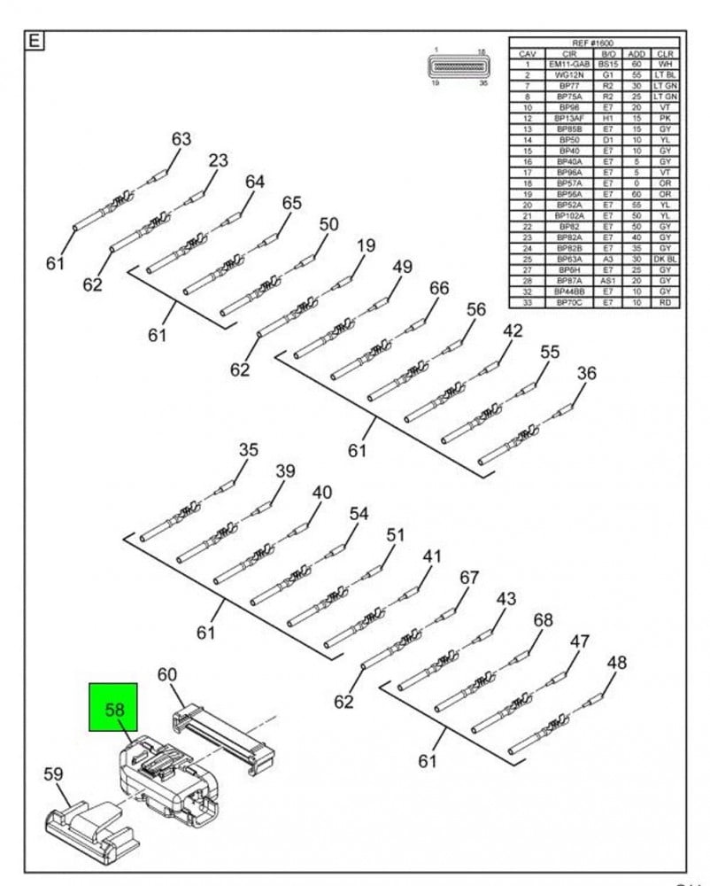 3533832C1 CONNECTOR fits INTERNATIONAL TRUCK (New OEM) - Walmart.com