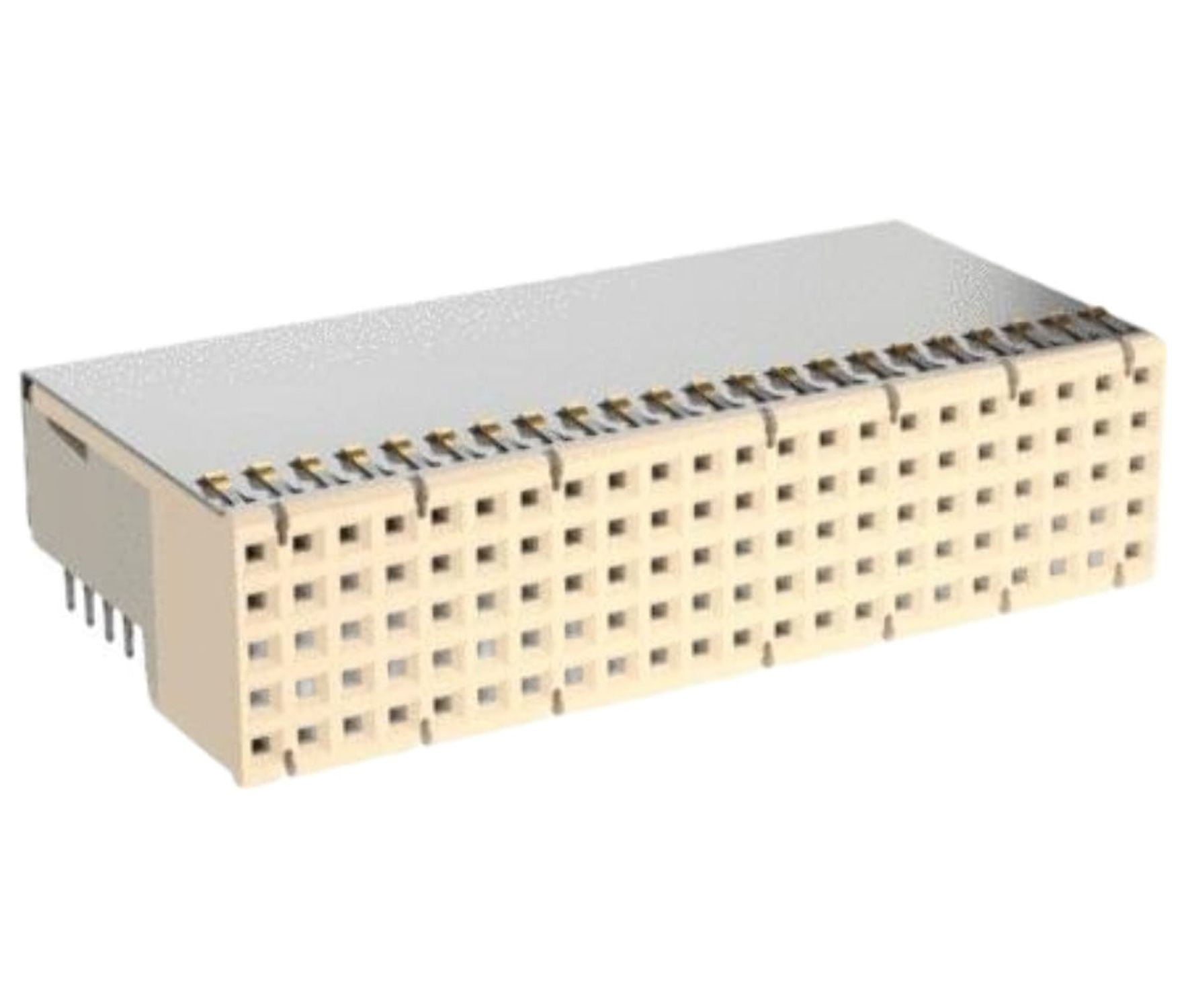354148 Connector Hard Metric F 132 POS 2mm Press Fit RA Thru-Hole ...