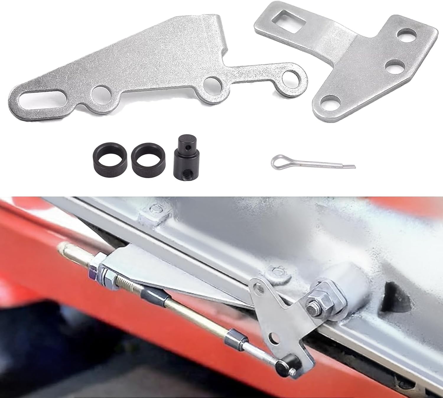 35498 Automatic Transmission Shifter Cable Bracket Shift Lever Kit with ...