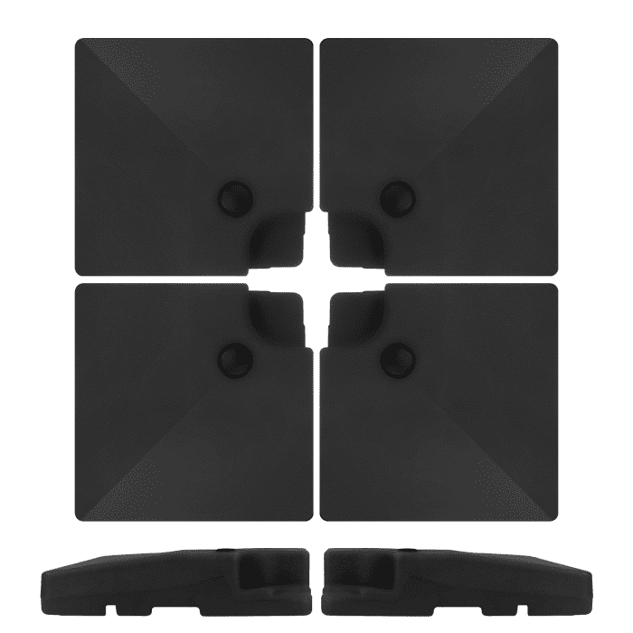 356 lb Umbrella Weighted Base, Water-Sand Mix Support, Quick Filling ...