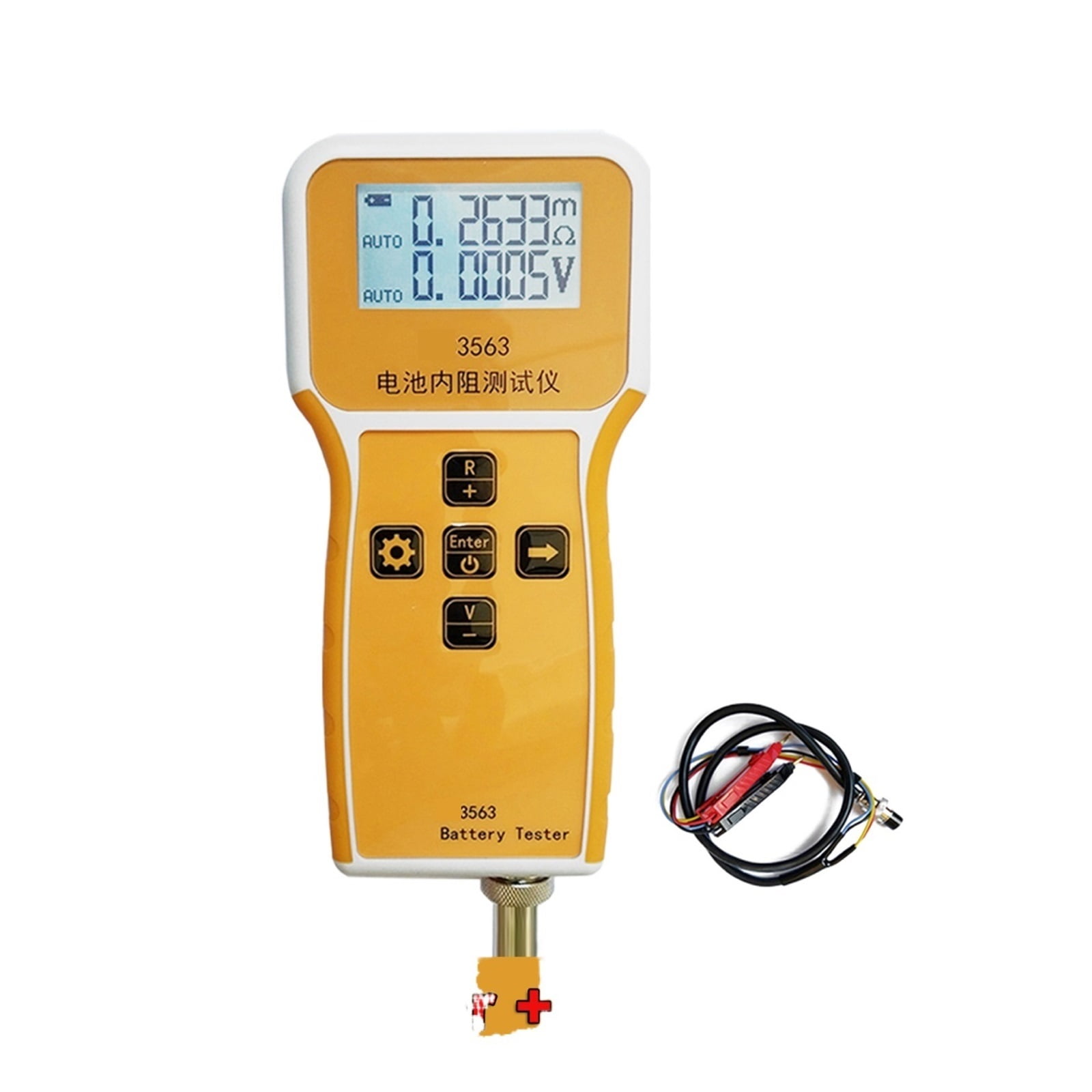 3563 Battery Internal Resistance Voltage 3-digit Battery Tester True ...