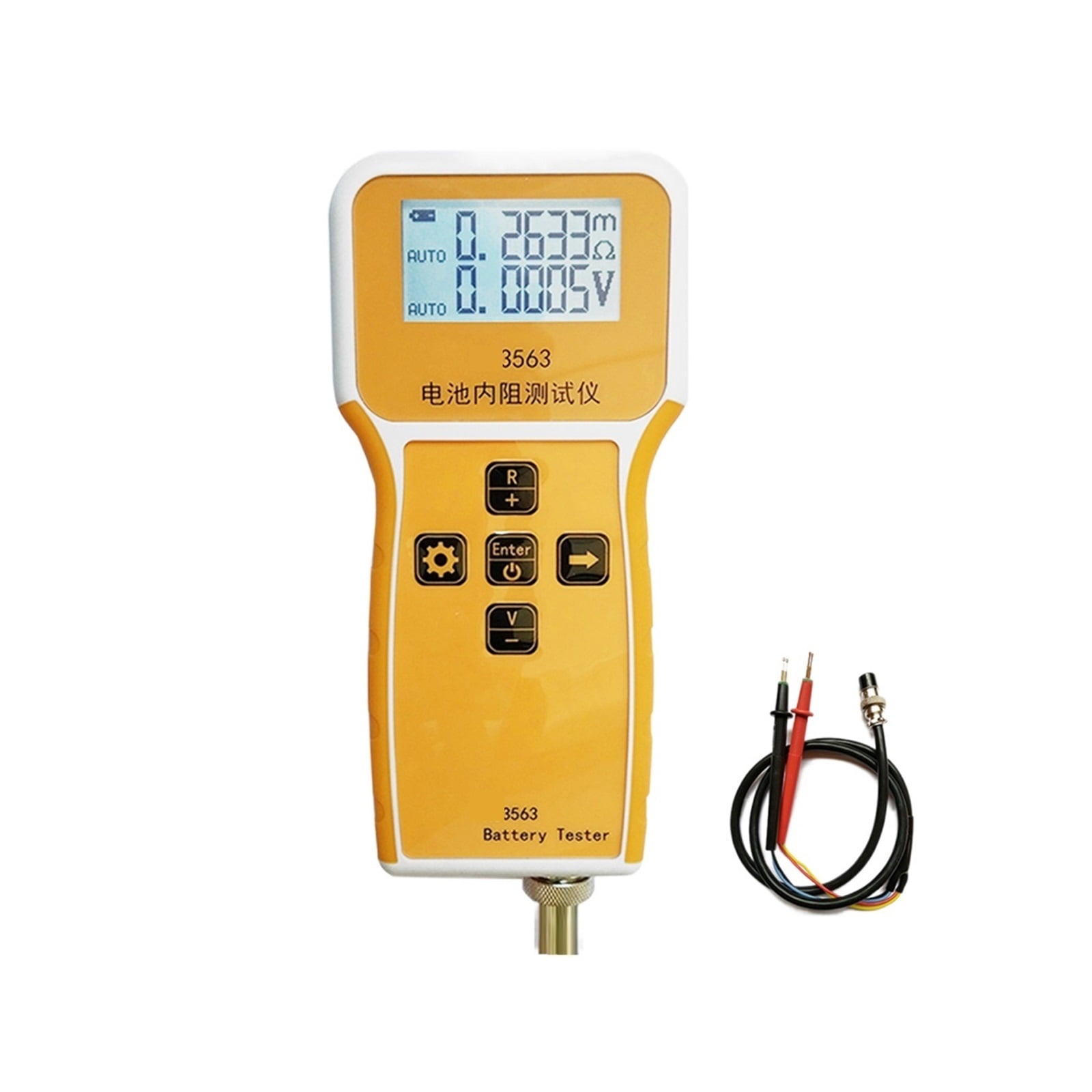 3563 Battery Internal Resistance Voltage 3-digit Battery Tester True ...