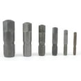 35685 Model 883 6-Piece Pipe Extractor Set, 1/8" to 1" Tough Steel ...