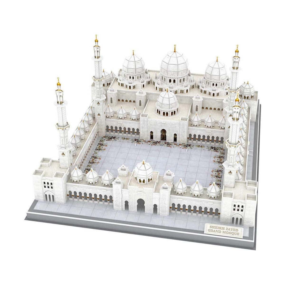 357-Piece Sheikh Zayed Mosque 3D Puzzle - Fun Educational Brain Teaser ...
