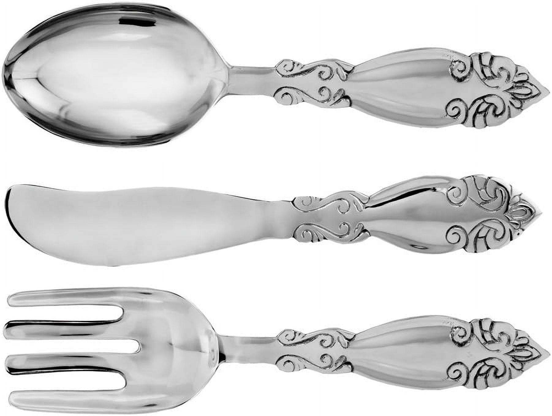 3583 Vajilla Deco Wall Cutlery Set of 3, Kitchen Wall , Metal Wall Art ...