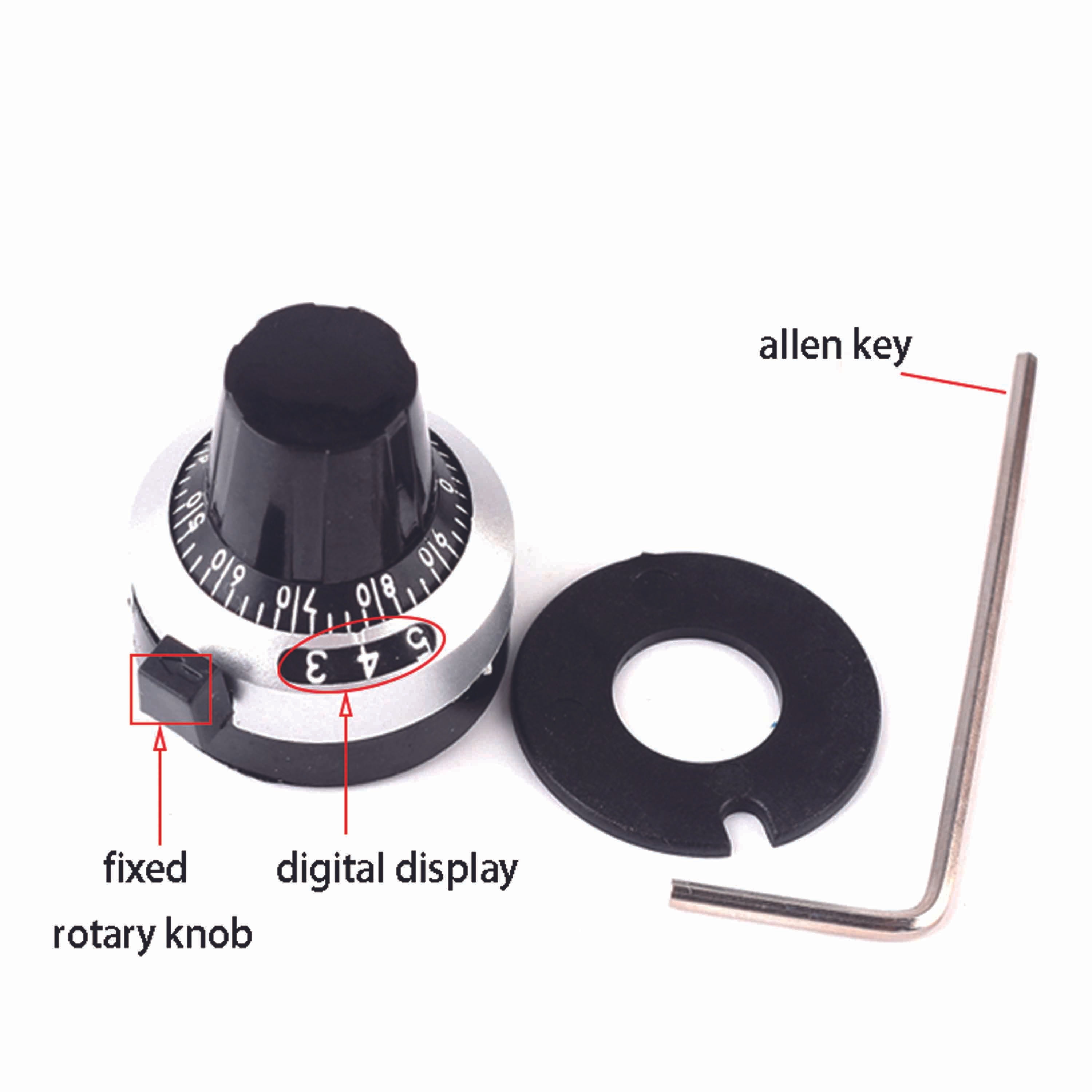 3590S Potentiometer Rotary Adjustable Potentiometer Multurn Wire Wound ...