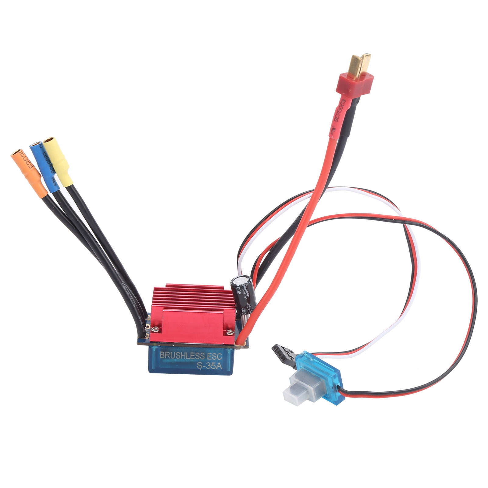 35A Brushless ESC Speed Controller for 1/14 1/16 Scale RC Off-Road Vehicles - Walmart.com