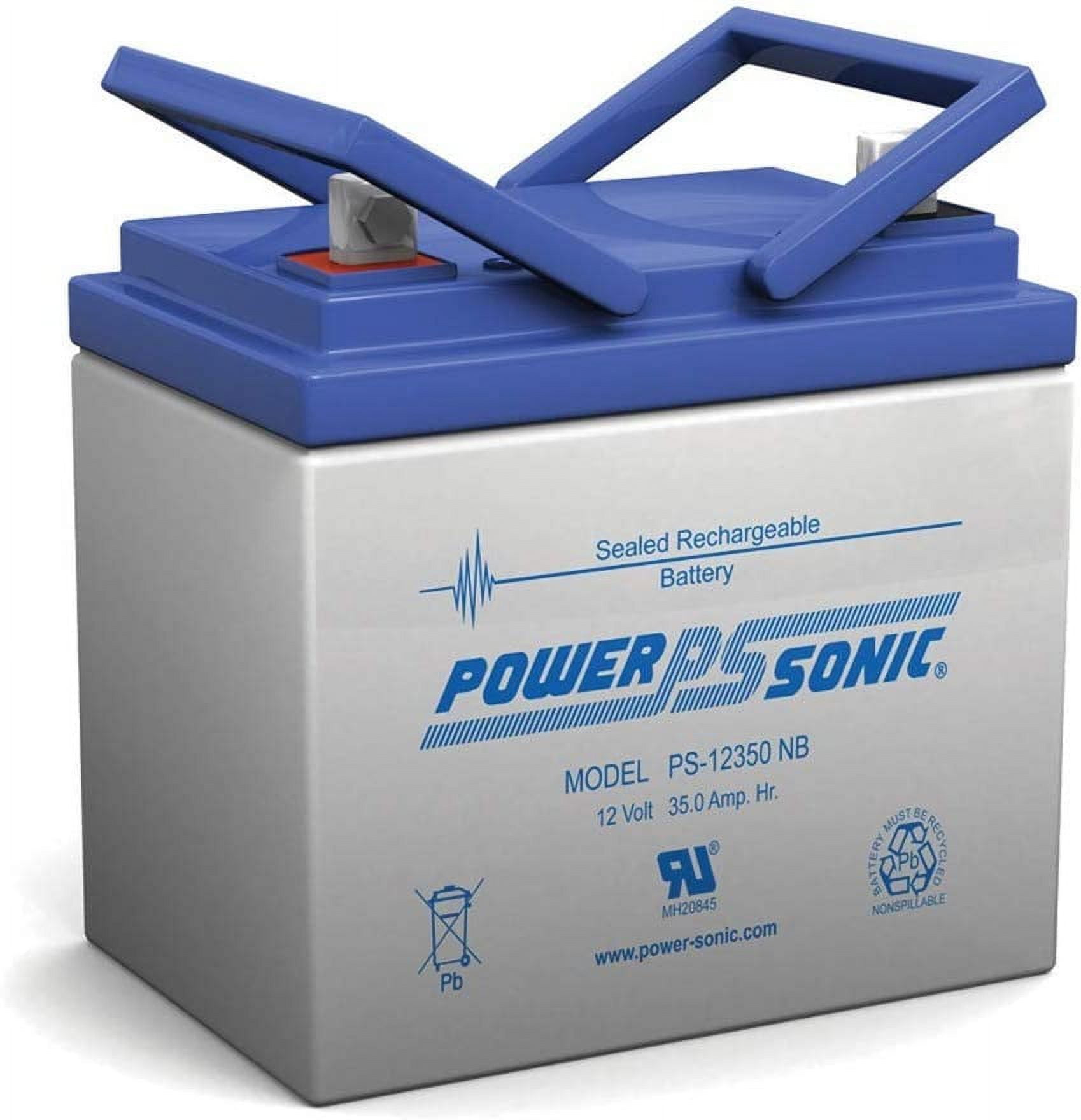 35AH 12VOLT DEEP-CYCLE SEALED LEAD ACID RECHARGEABLE BATTERY 35AMP HOUR ...