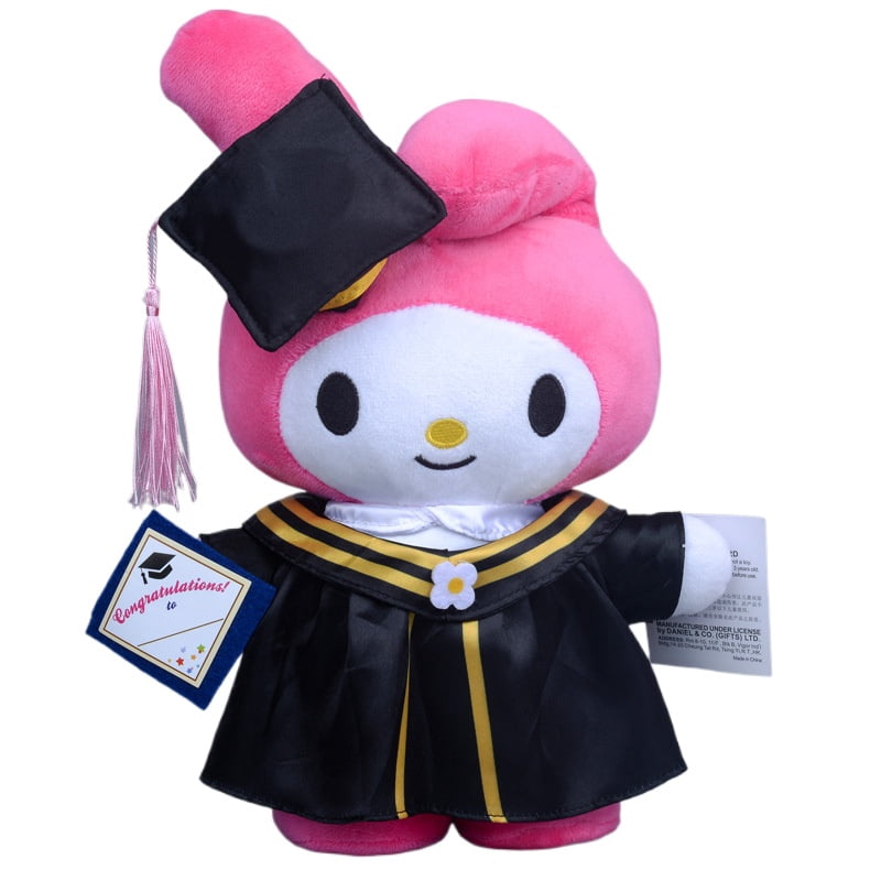 35CM Cinnamoroll My Melody Kuromi Graduation Plushie Doll Kawaii Soft ...