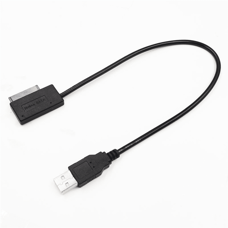 35CM USB Adapter PC 6P+7P CD DVD Rom SATA to 2.0 Converter Slimline Sata 13 Pin Drive Cable for ...