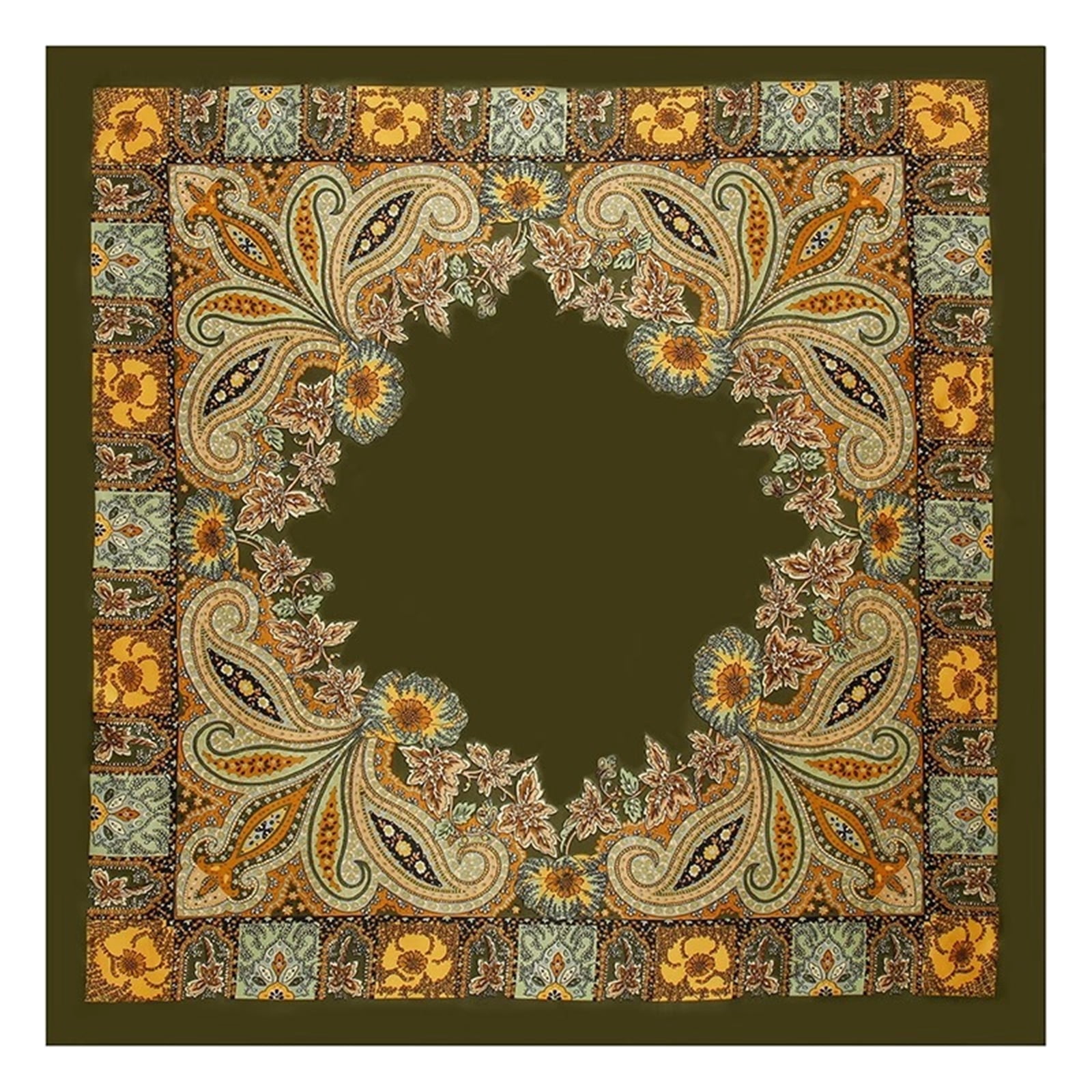 35Inch Women Head Wrap Bandana Scarf with Cashew Print Stylish Pirate ...