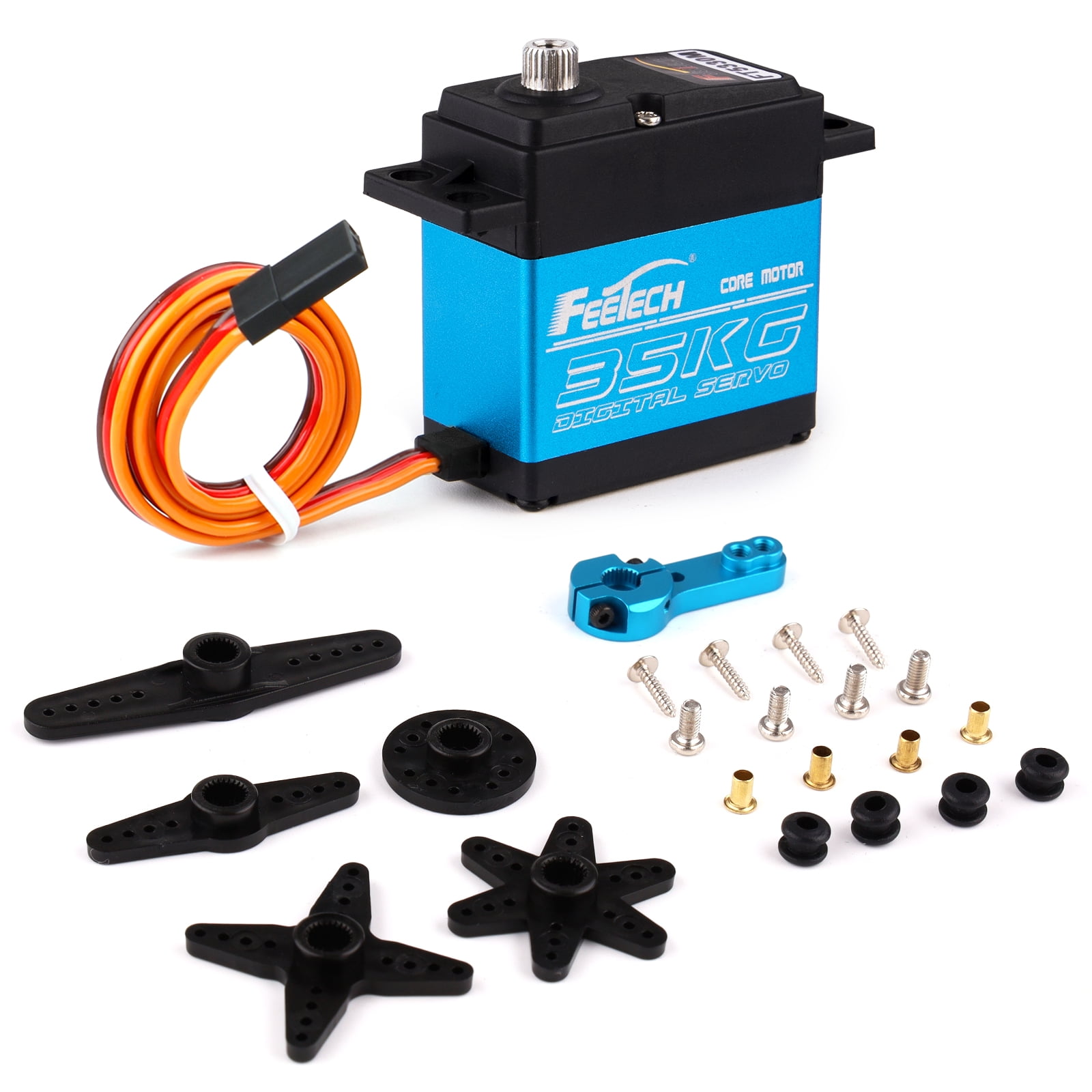 35KG Digital Servo Full Metal Gear High Torque Waterproof with 25T ...