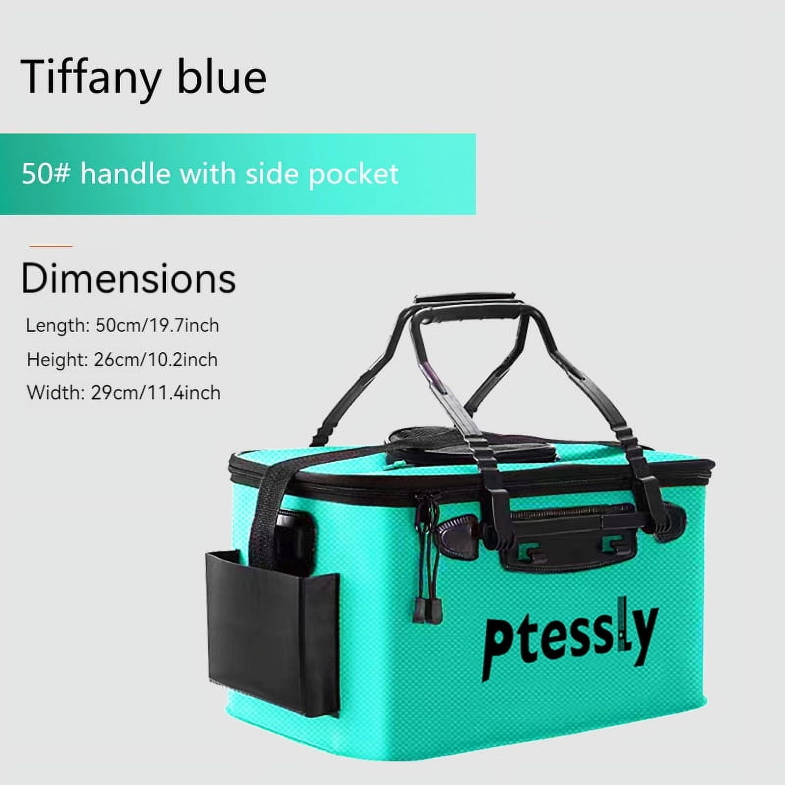 35L#9gal Portable EVA fishing bag, foldable fishing bucket, live fish ...