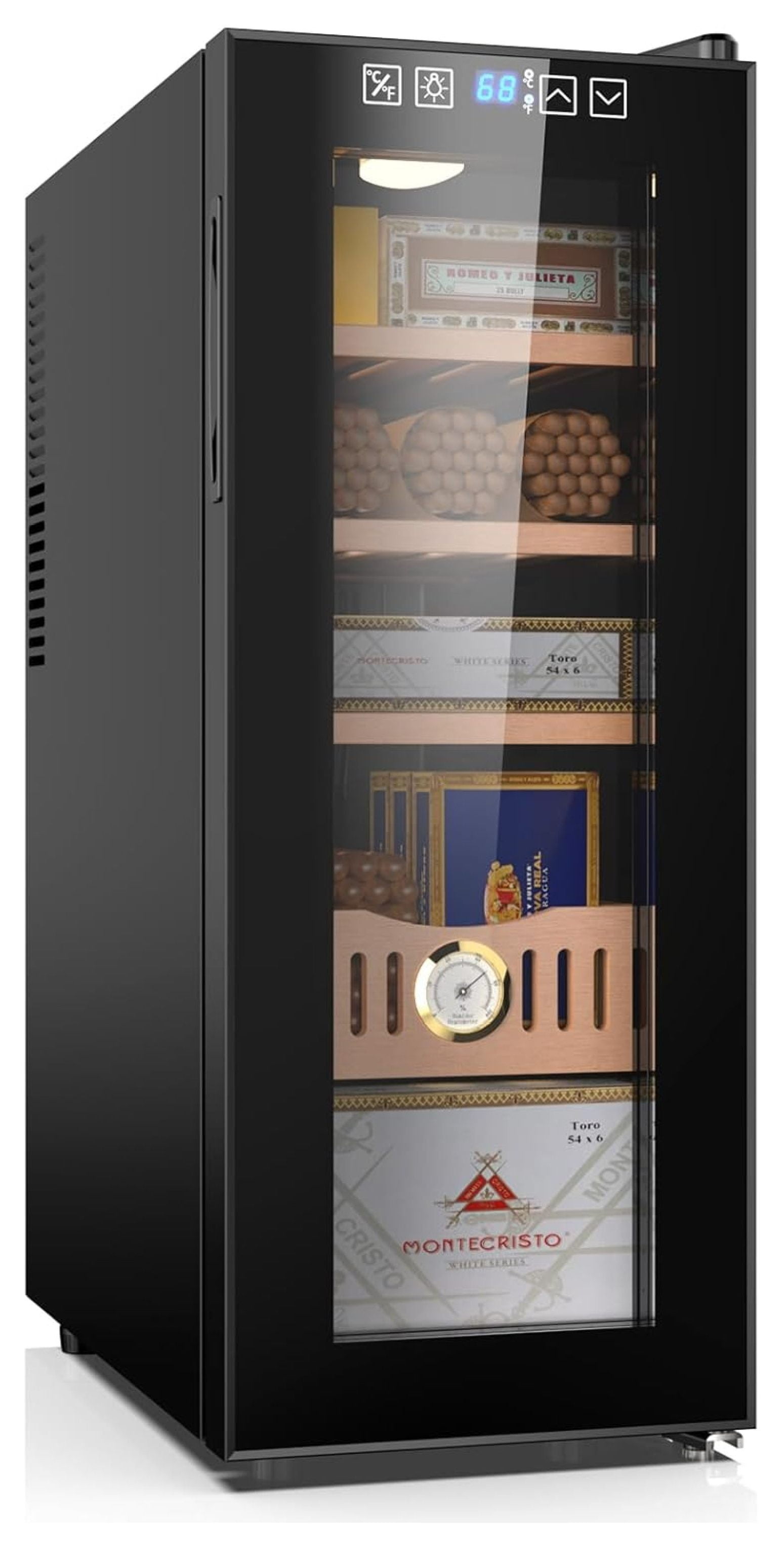 35L Electric Bar Cooler Cabinet, Spanish Cedar Lining and Drawers with ...