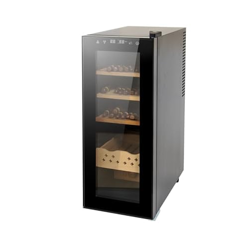 35L Electric Humidor, 200 Counts LED Lighted Digital Display ...