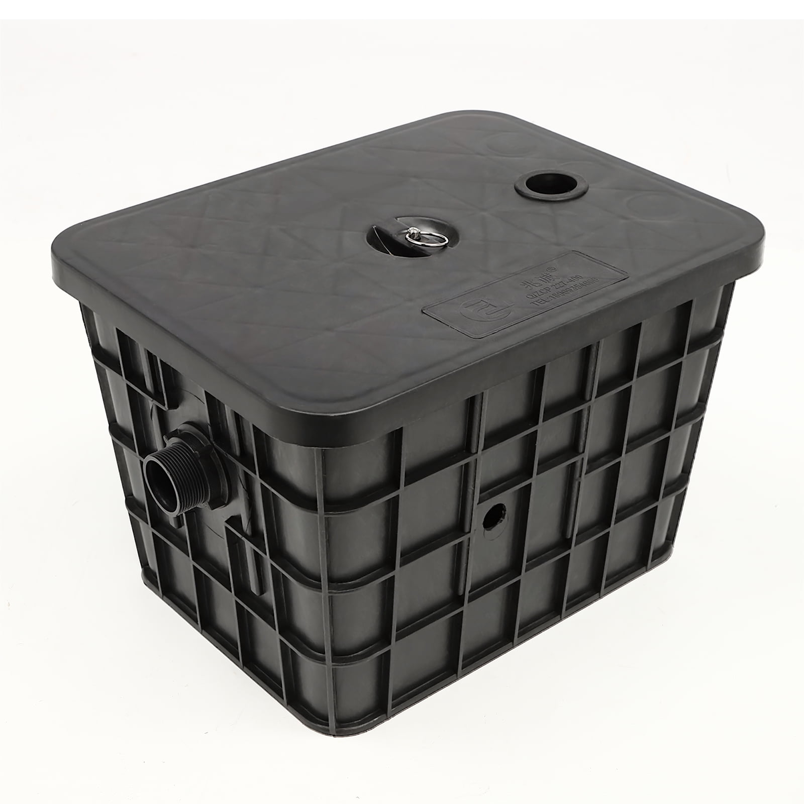 35L Grease Trap Interceptor Top Inlet 555 Gal/h Oil Water Separator ...