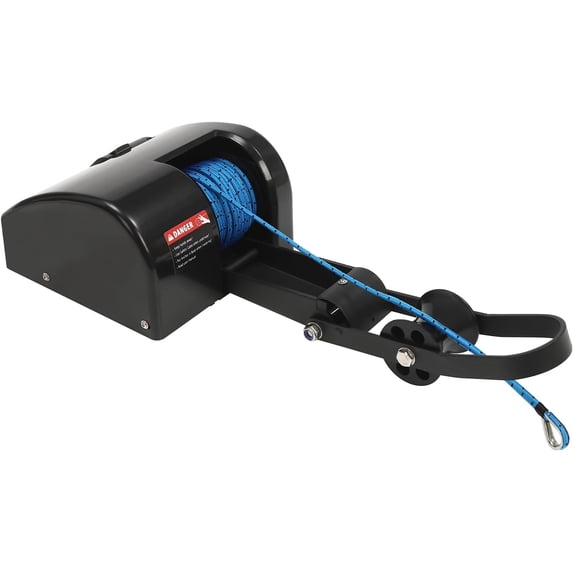 35LBS Saltwater Electric Boat Anchor Winch, 12V Electric Winch for ...