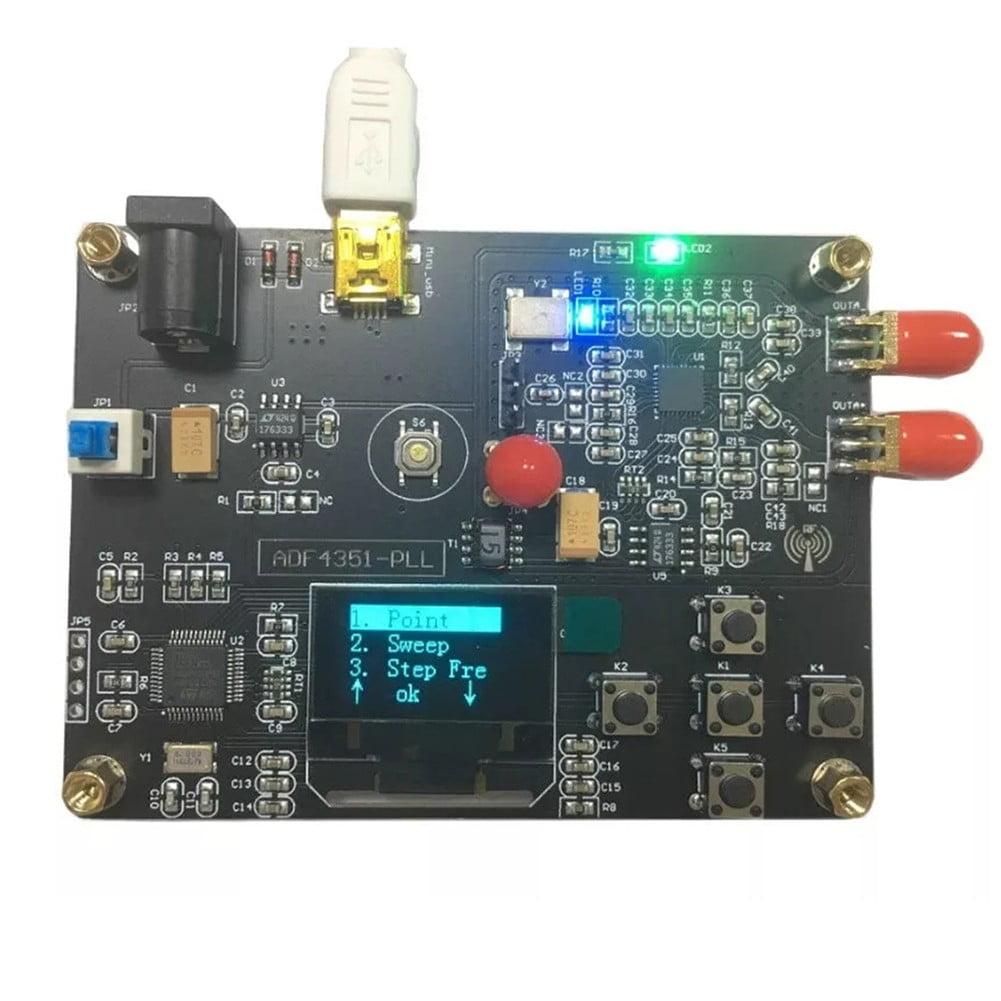 35Mhz-4400Mhz Rf Signal Generator Adf4351 Sweep Frequency Generator ...