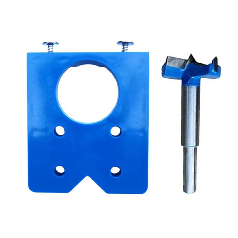 35Mm Door Hinge Jig Kit Woodworking Tool Drill Bits Hinge Drilling ...