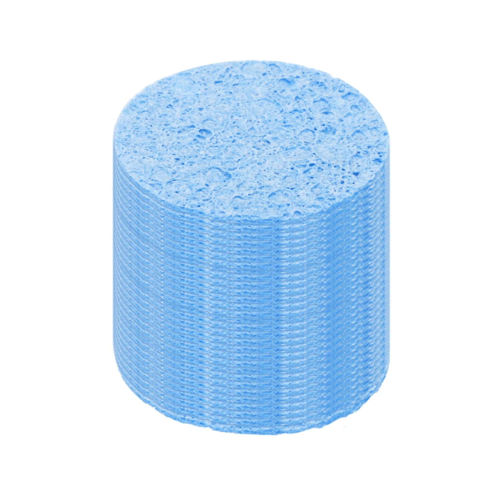 35PCS Soldering Sponge 5cm Round Blue 6mm Water Absorption Thickness ...