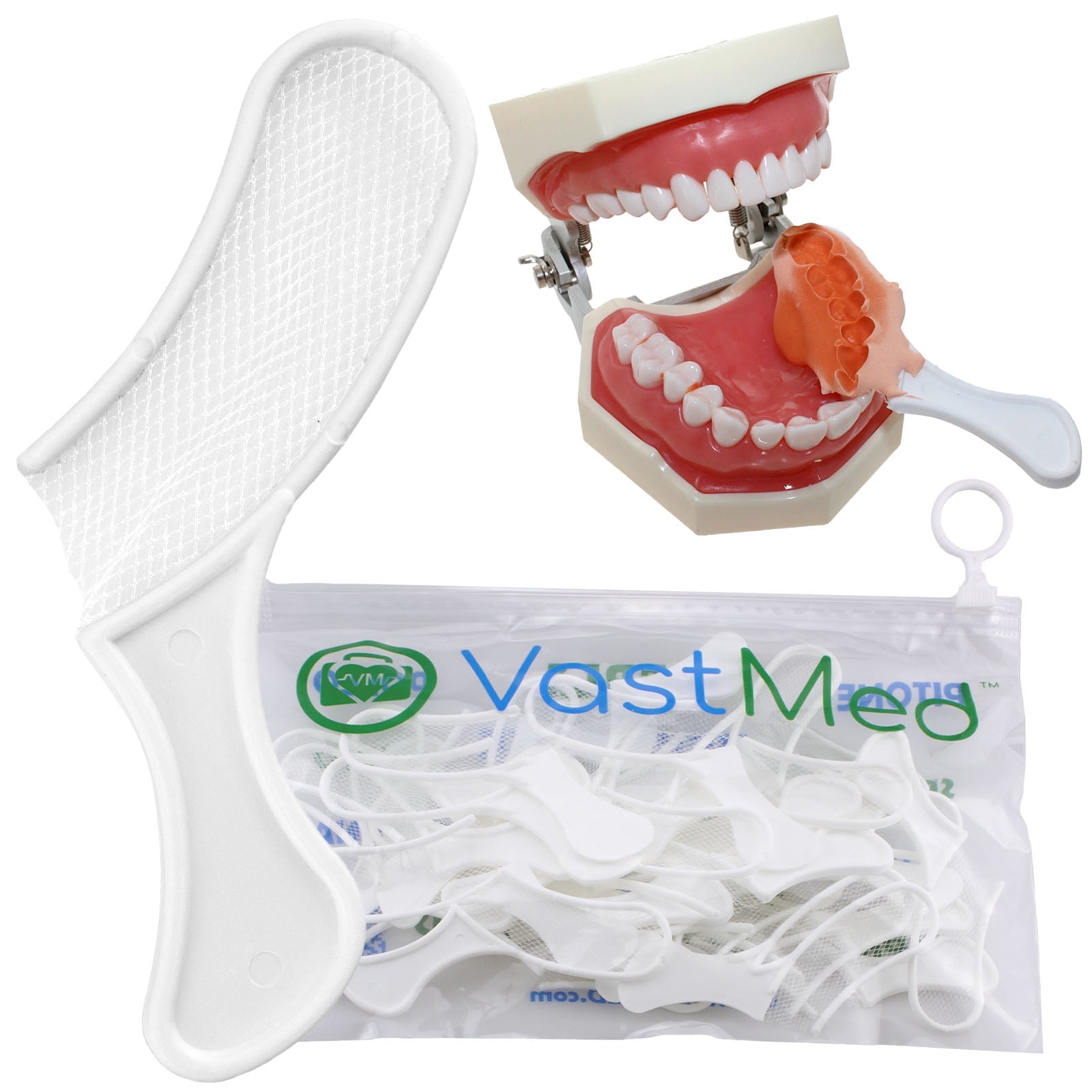 35PCs Dental Grade Disposable Dental Triple Bite Registration Tray by ...