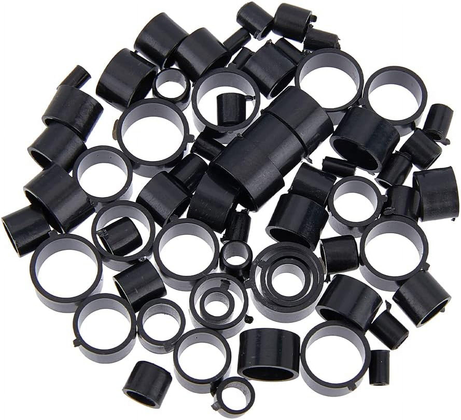 35Pcs 35 Sizes Plastic Guides Ring Column Fishing Rod Repair Findings 2 ...