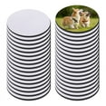 35Pcs Round Sublimation Blank Coasters Cup Mat Heat Transfer Coaster ...