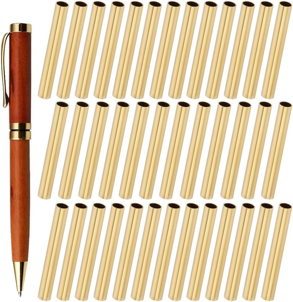 35Pcs Slimline Pen Tubes Pen Turning Tubes Brass Pen Tubes 7mm OD x 0 ...