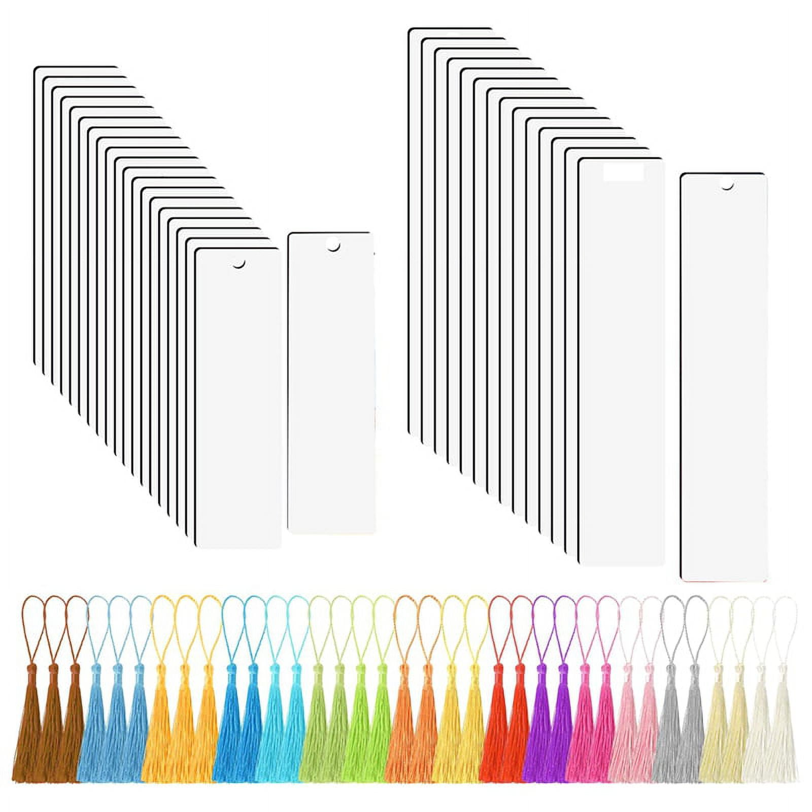 35Pcs Sublimation Bookmark Blank Heat Transfer MDF Bookmarks DIY ...