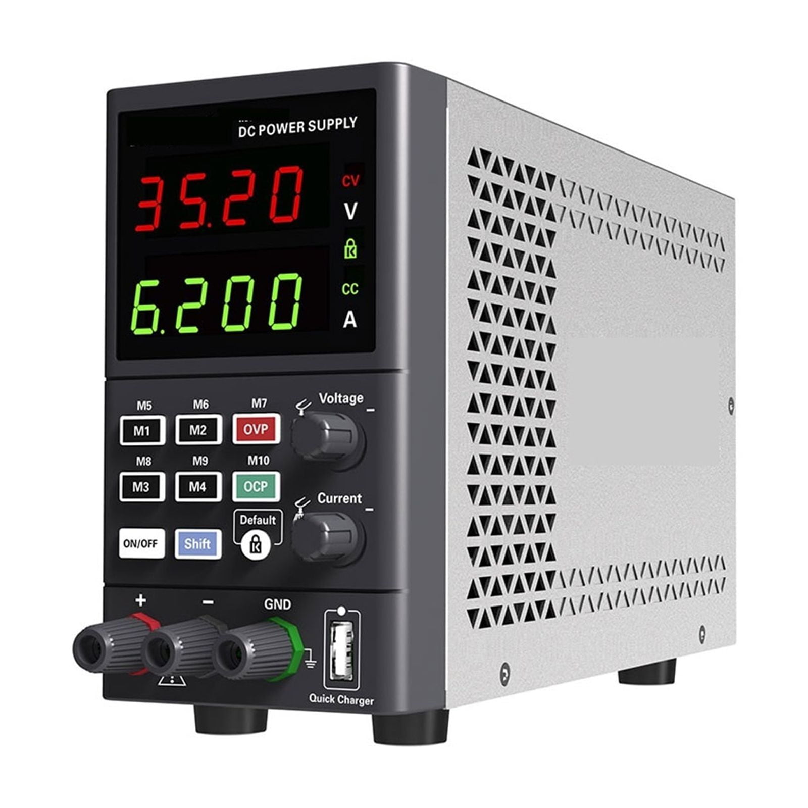 35V 6A Adjustable DC Power Supply Digital LED Lab Bench Voltage ...